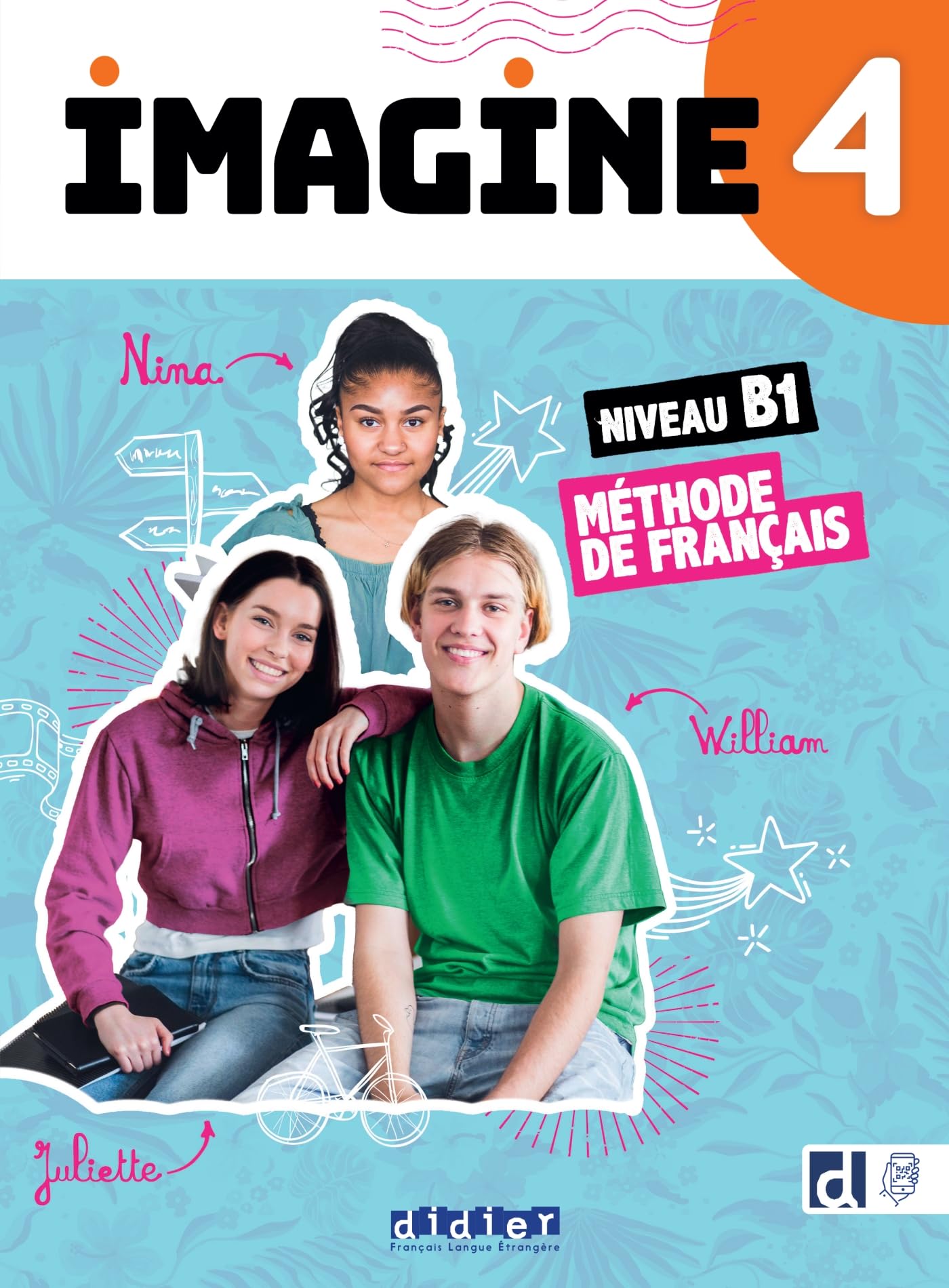Imagine 4 - Niv. B1 - Livre + didierfle.app: Dereeper, Camille, Guemas ...