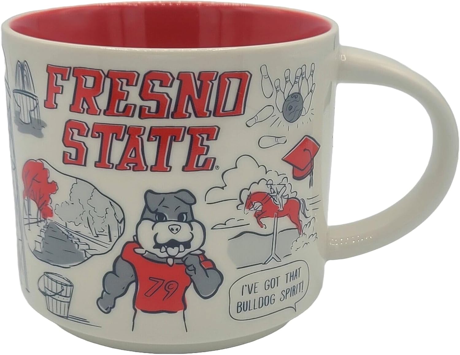 Amazon.com | Starbucks Fresno State University Been there Series Campus ...