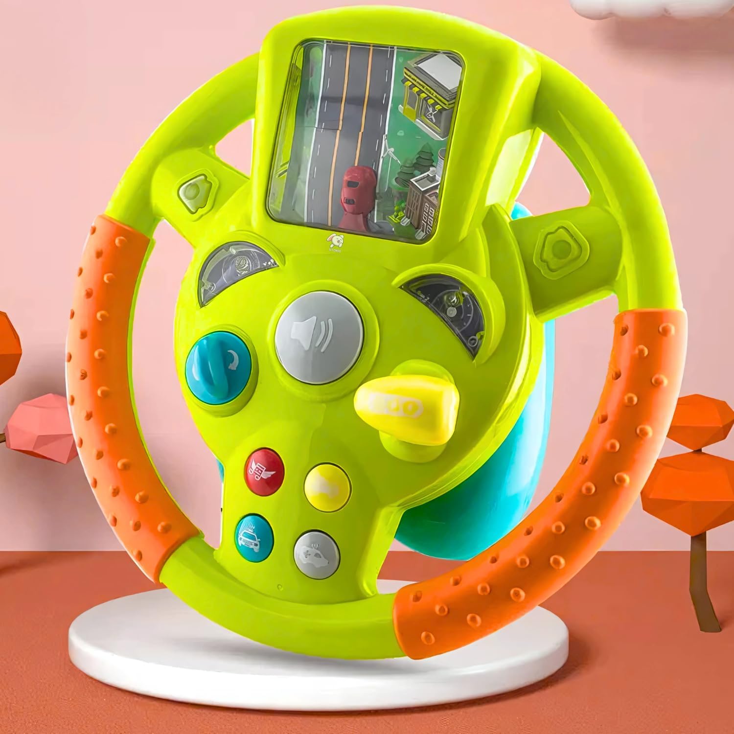 Buy Storio Steering Wheel Toy for Kids Simulation Driving Car Toy with ...