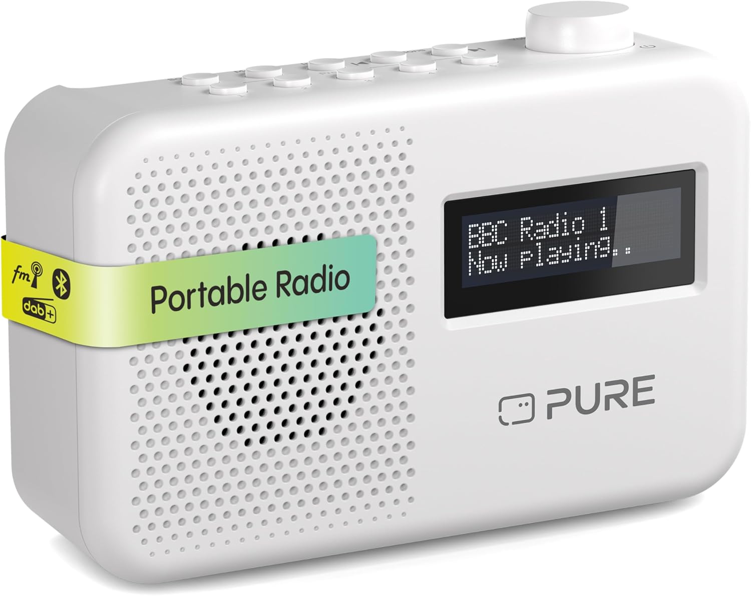 Pure Elan One2 Radio Portatile DAB+/FM con Bluetooth 5.1 (display LCD, 10 tasti di memoria ...