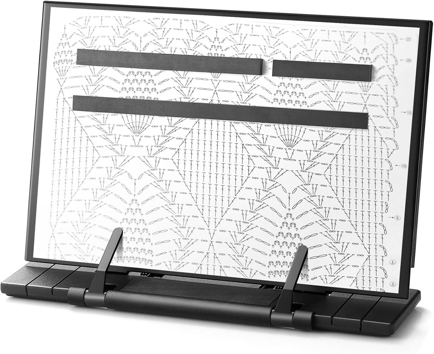 Amazon.com: Flutesan Knitting Pattern Holder with 4 Replacement Magnets ...