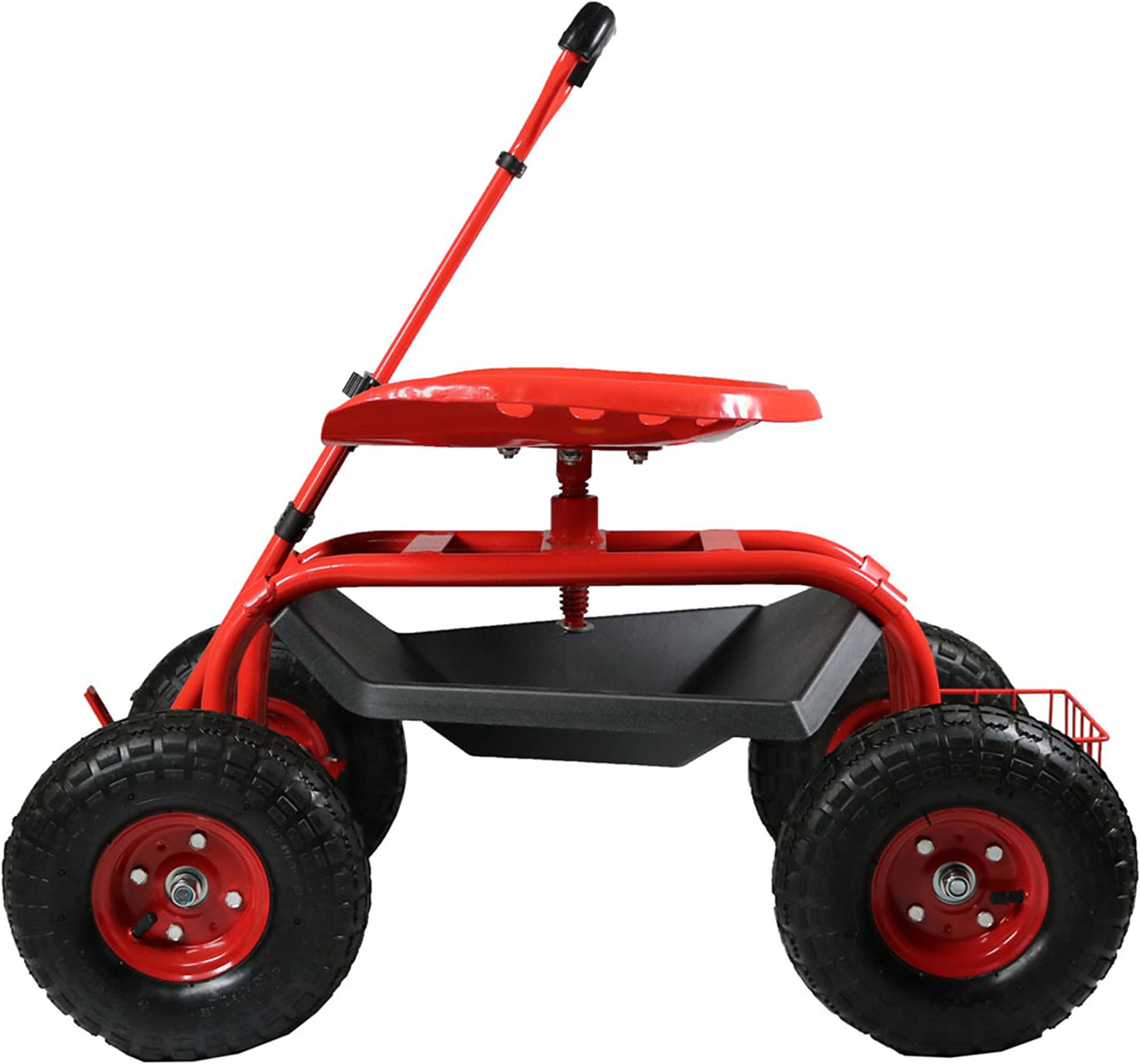 Amazon.com : Dporticus Rolling Garden Steerable Tool Cart Scooter with ...