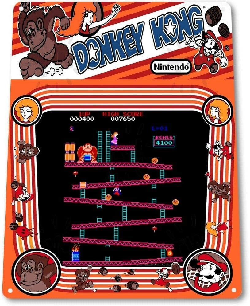 Amazon.com : Wenyisign Mario-Bros Arcade Marquee Shop Game Room Ar Wall ...