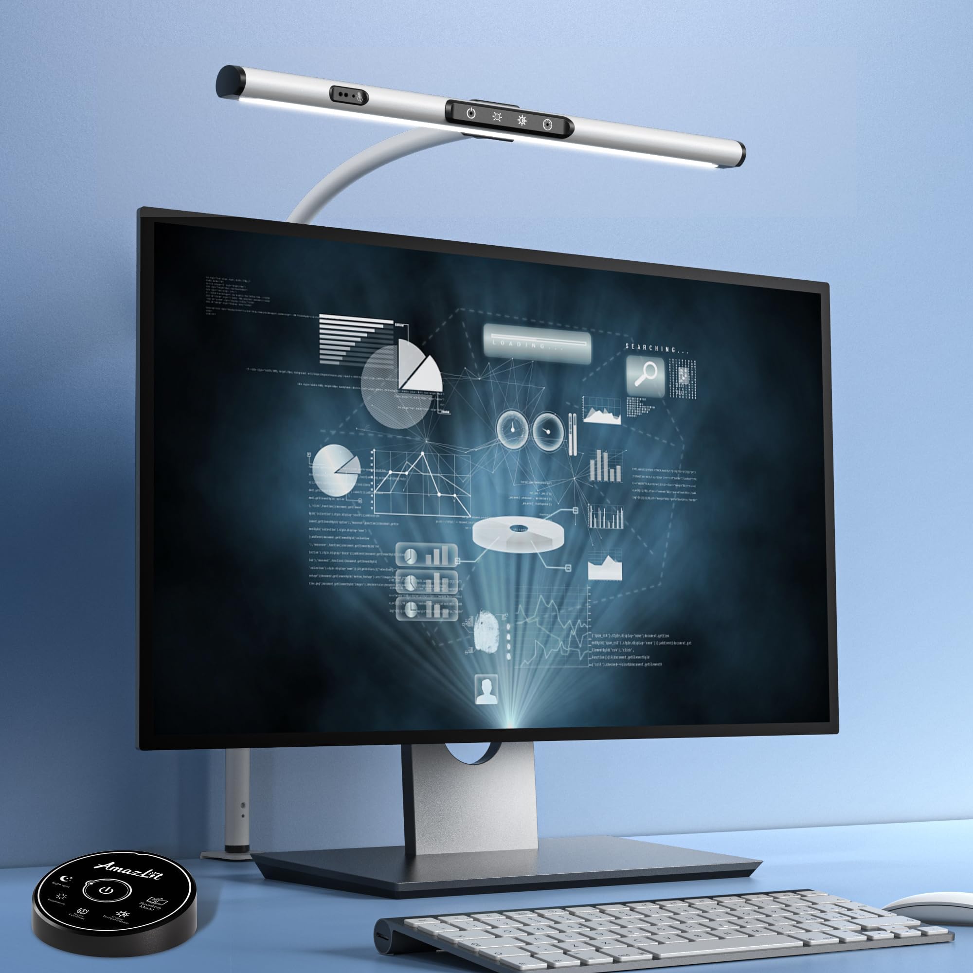 AmazLit Desk Lamp for Home Office, Desk Light with Clamp, Office Lamp ...