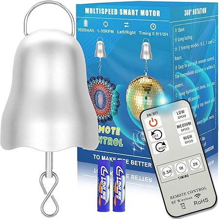 Amazon.com: FONMY Hanging Display Motor 10 RPM Low Speed with Remote ...
