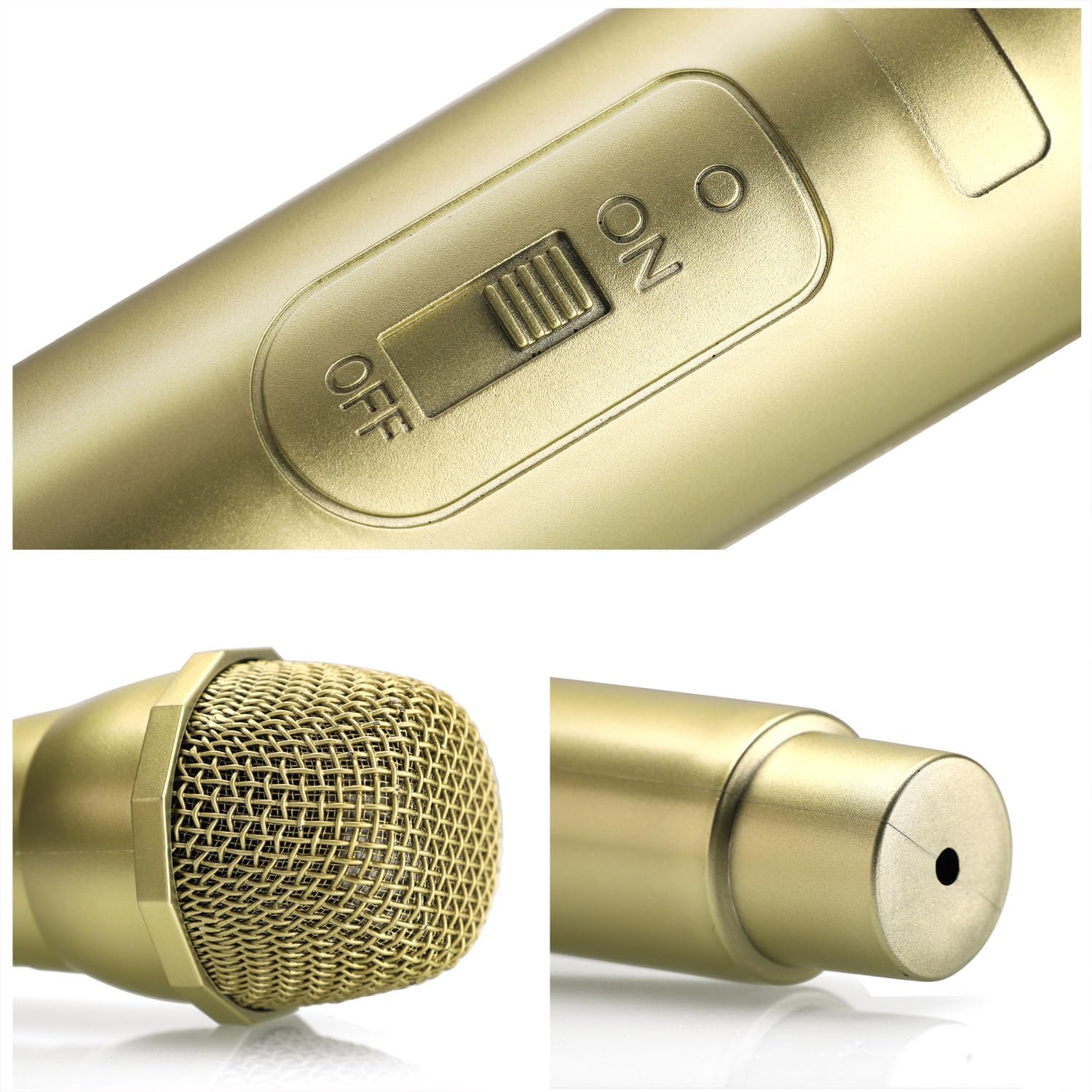 Facmogu 3 PCS Fake Microphone Prop, Plastic Realistic Prop Microphone ...