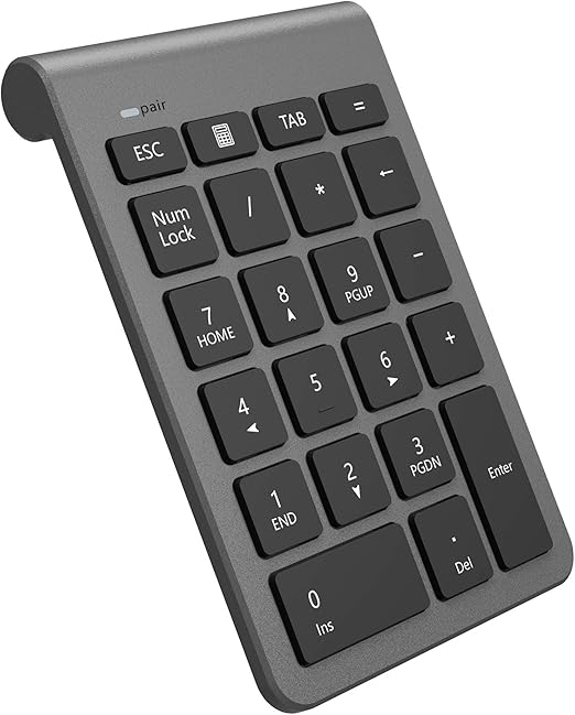 Bluetooth Numeric Keypad for Laptops, KETAKY Portable Wireless ...
