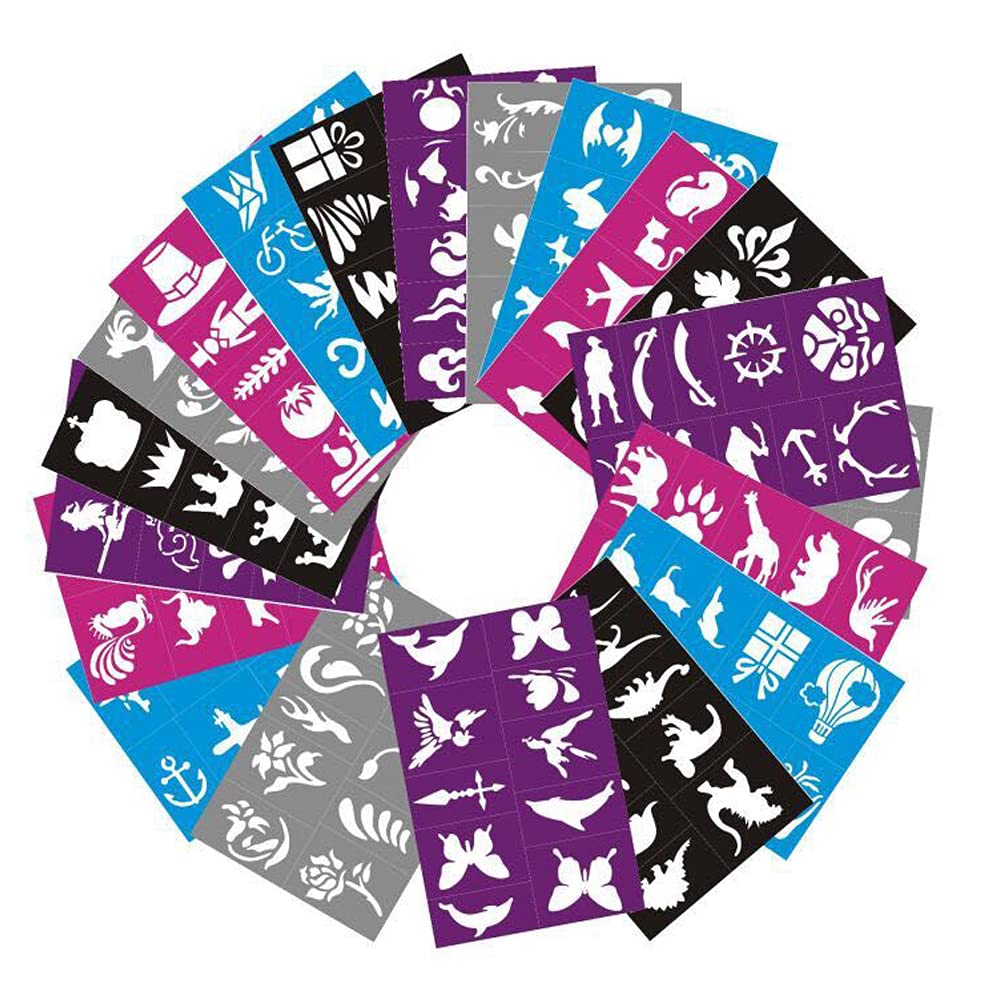 Buy Lystin Face Body Paint Stencils Kit For Kids 200 Pieces Soft
