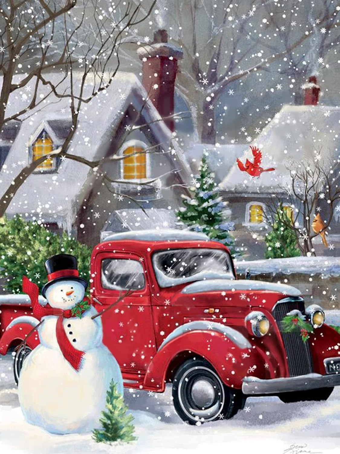 Amazon.com: Diamond Painting Kits for Adults Diamond Painting Christmas ...