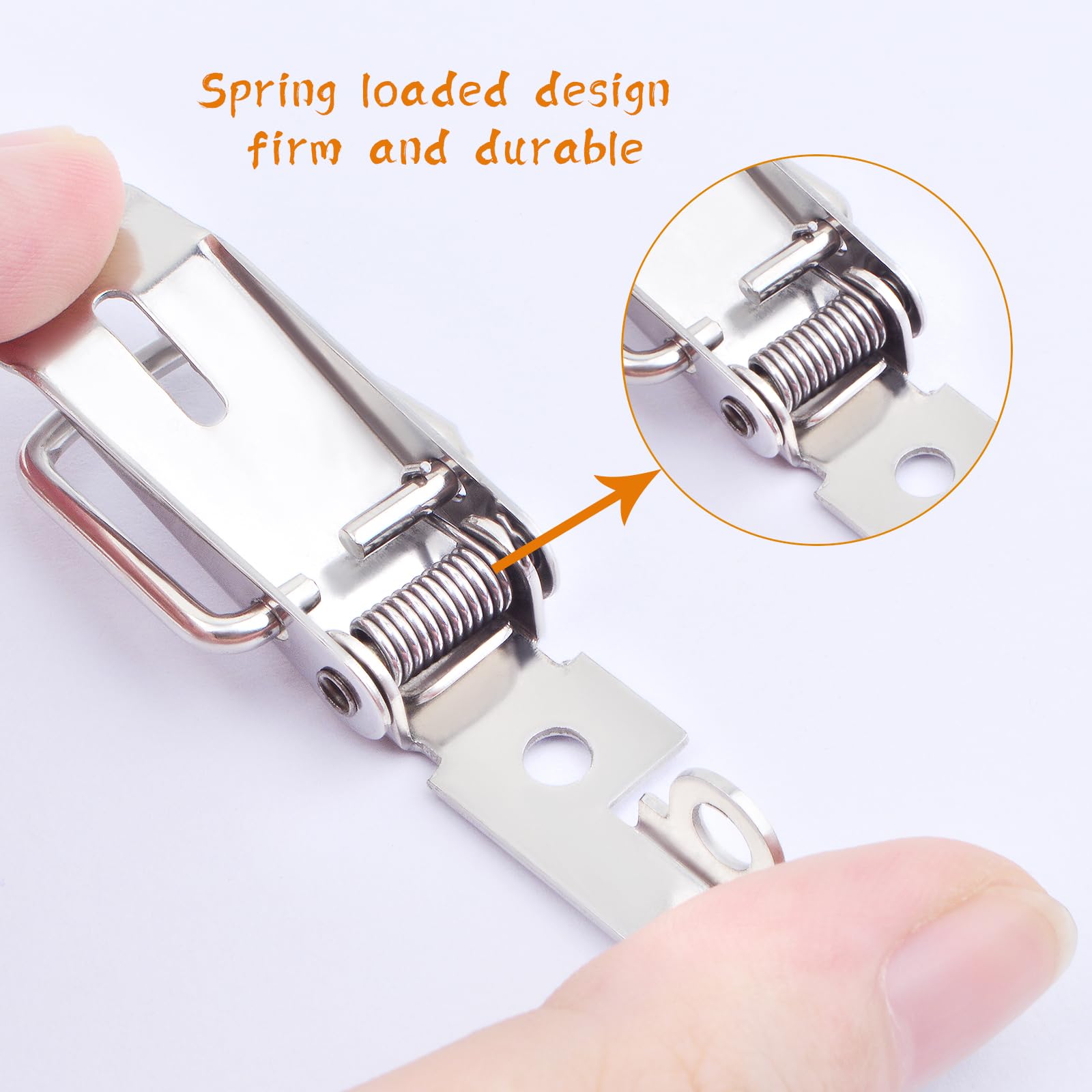 Magnetic Latch 2PCS Stainless Steel Toggle Latch, Heavy Duty Locking ...