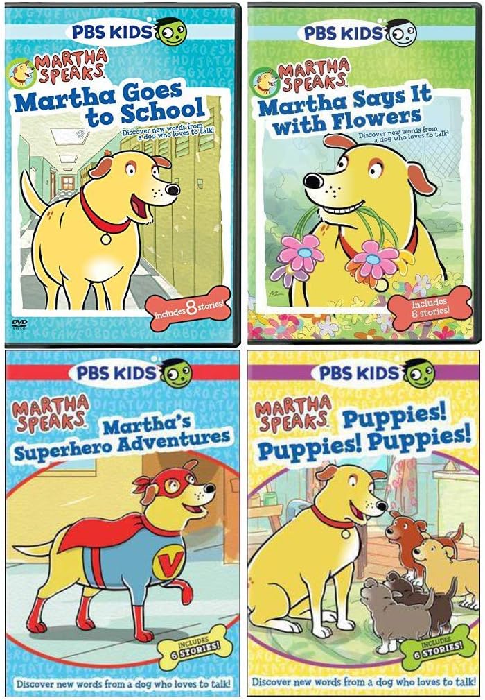 Martha Speaks: PBS Kids 4 DVDs Complete 28 Episodes Collection: Amazon ...