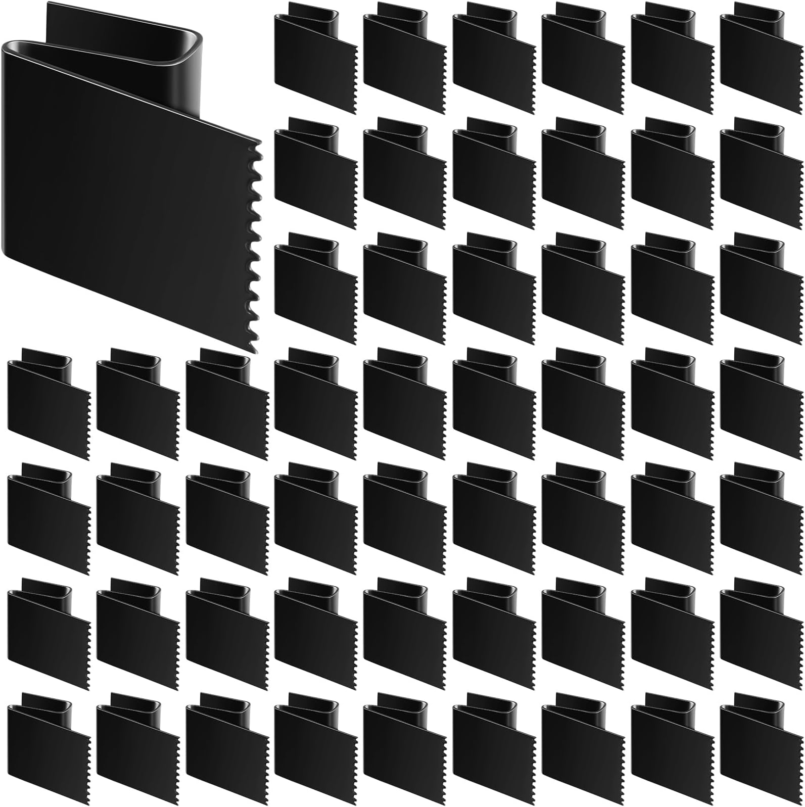 Dunzy 40 Pack Hurricane Window Clips Fit 1/2 Inch Thick Plywood Carbon ...