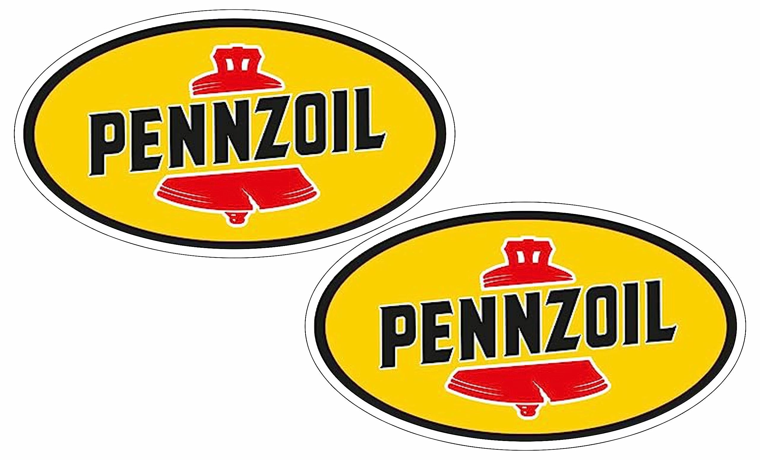 Pennzoil Old Logo Decal Vinyl Bumper Mug Bottle Helmet Sticker ...
