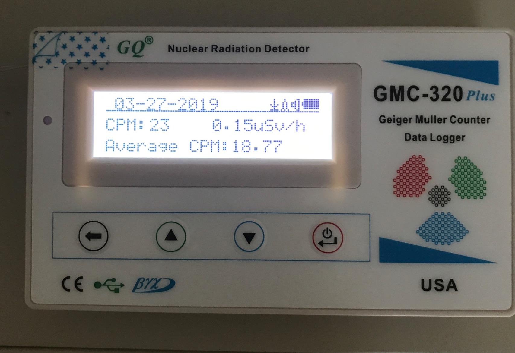 GQ GMC-320 Plus Geiger Counter Nuclear Radiation Detector Meter Beta ...