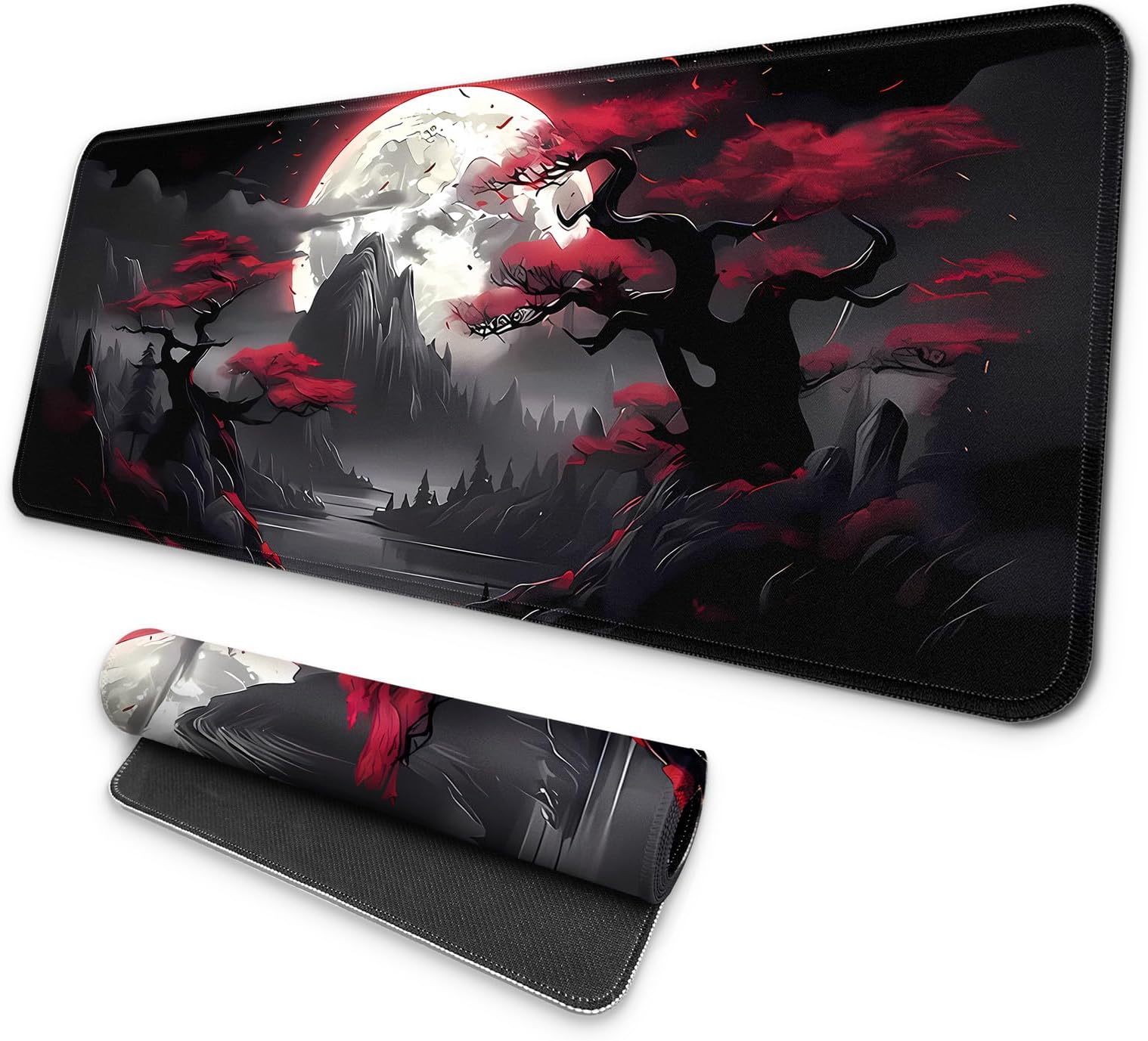 Amazon.com: MAY FLOWER Large Gaming Mouse Pad, Full Keyboard Mat, Long ...