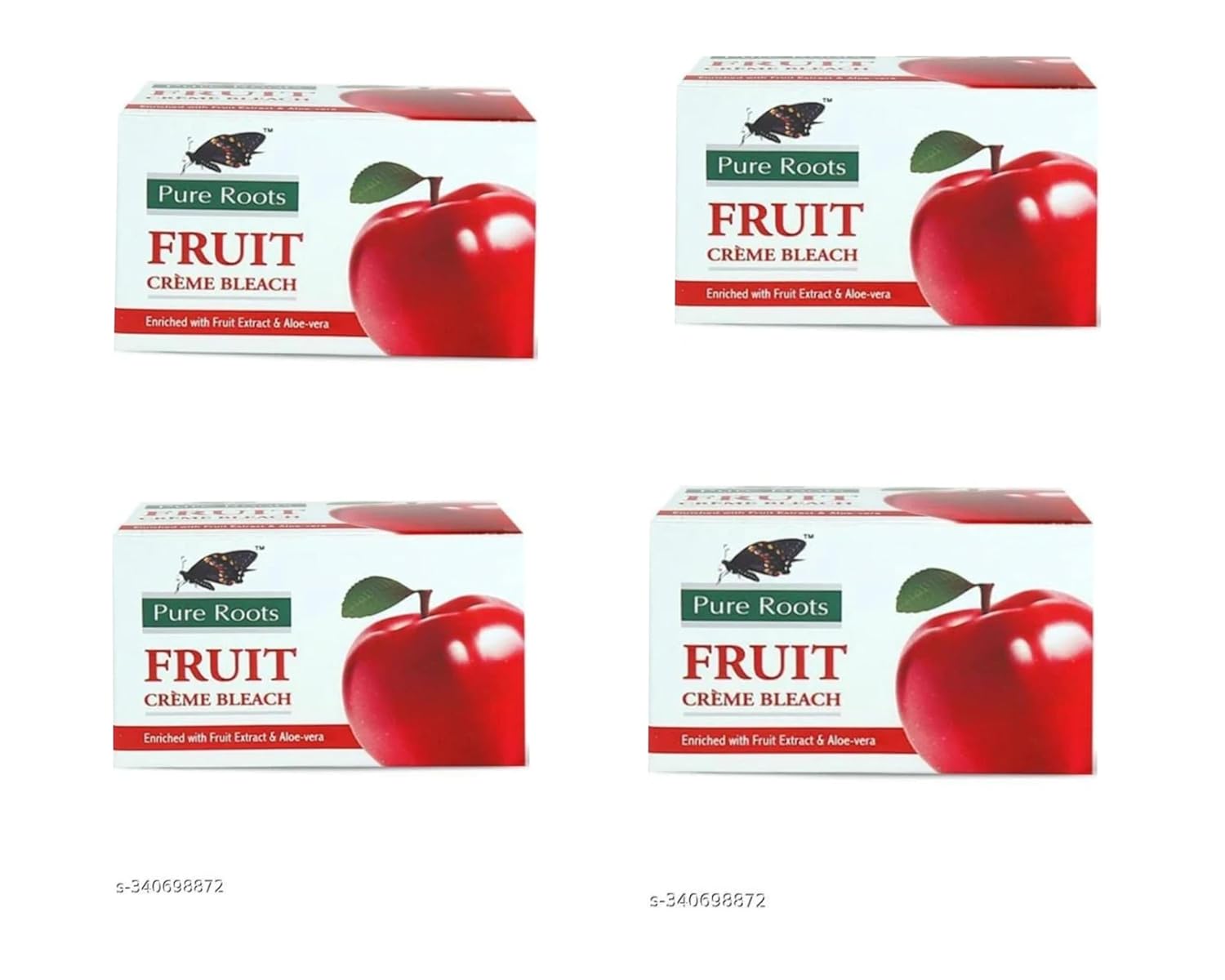 Pure Roots Fruit Creme Bleach 42 gm (Pack of 4) : Amazon.in: Beauty