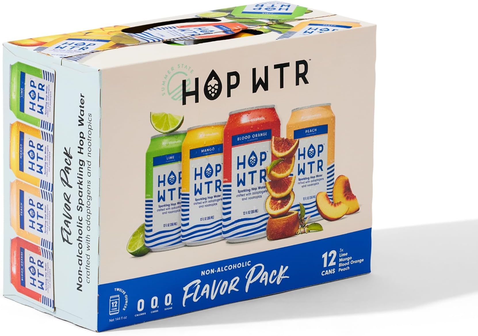 Amazon.com : HOP WTR Sparkling Hop Water, Best Sellers 24 Pack, Sugar ...