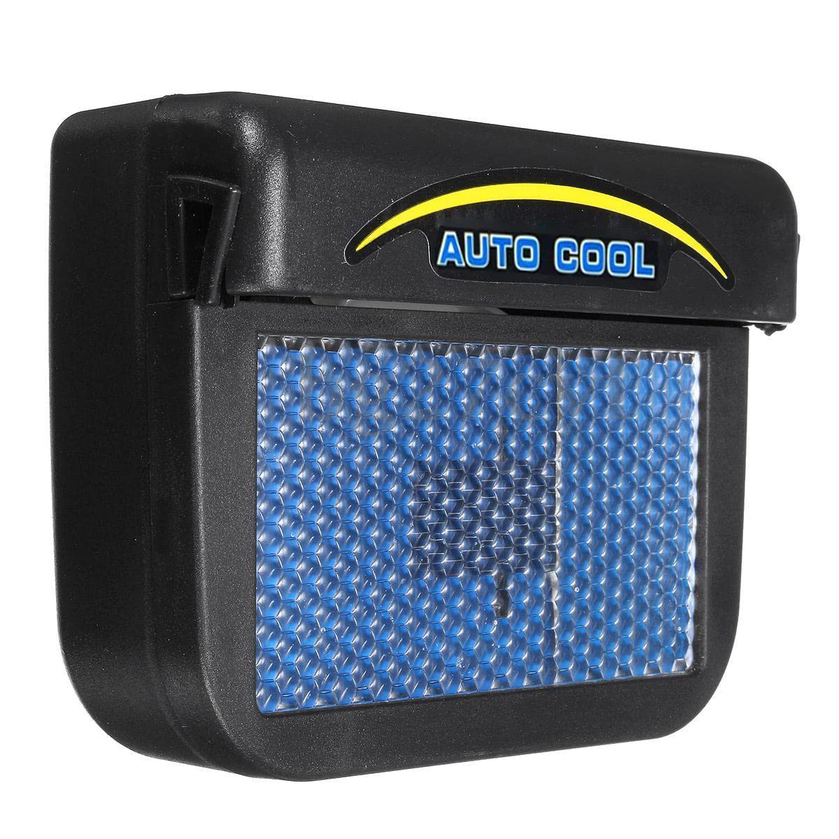 Amazon.com: DEALPEAK Solar Power Car Air Vent Cooling Fan Window Fan ...