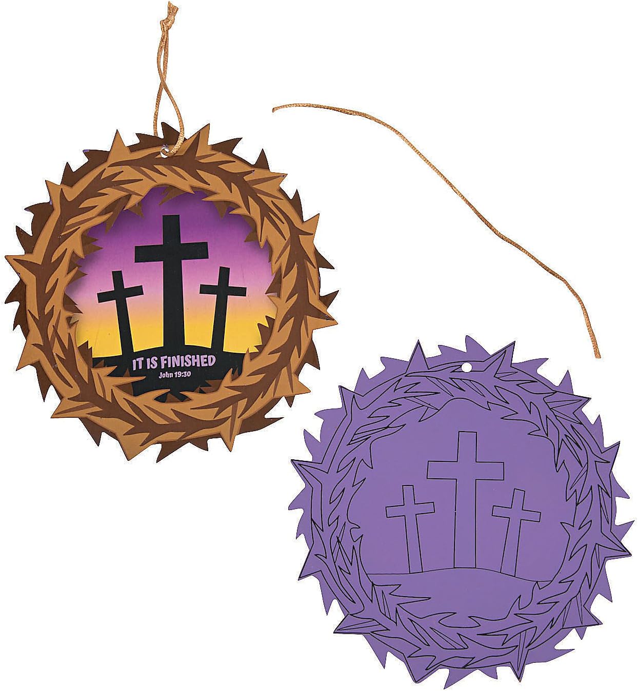 Amazon.com: Scratch N Reveal Crown of Thorns - Crafts for Kids and Fun ...