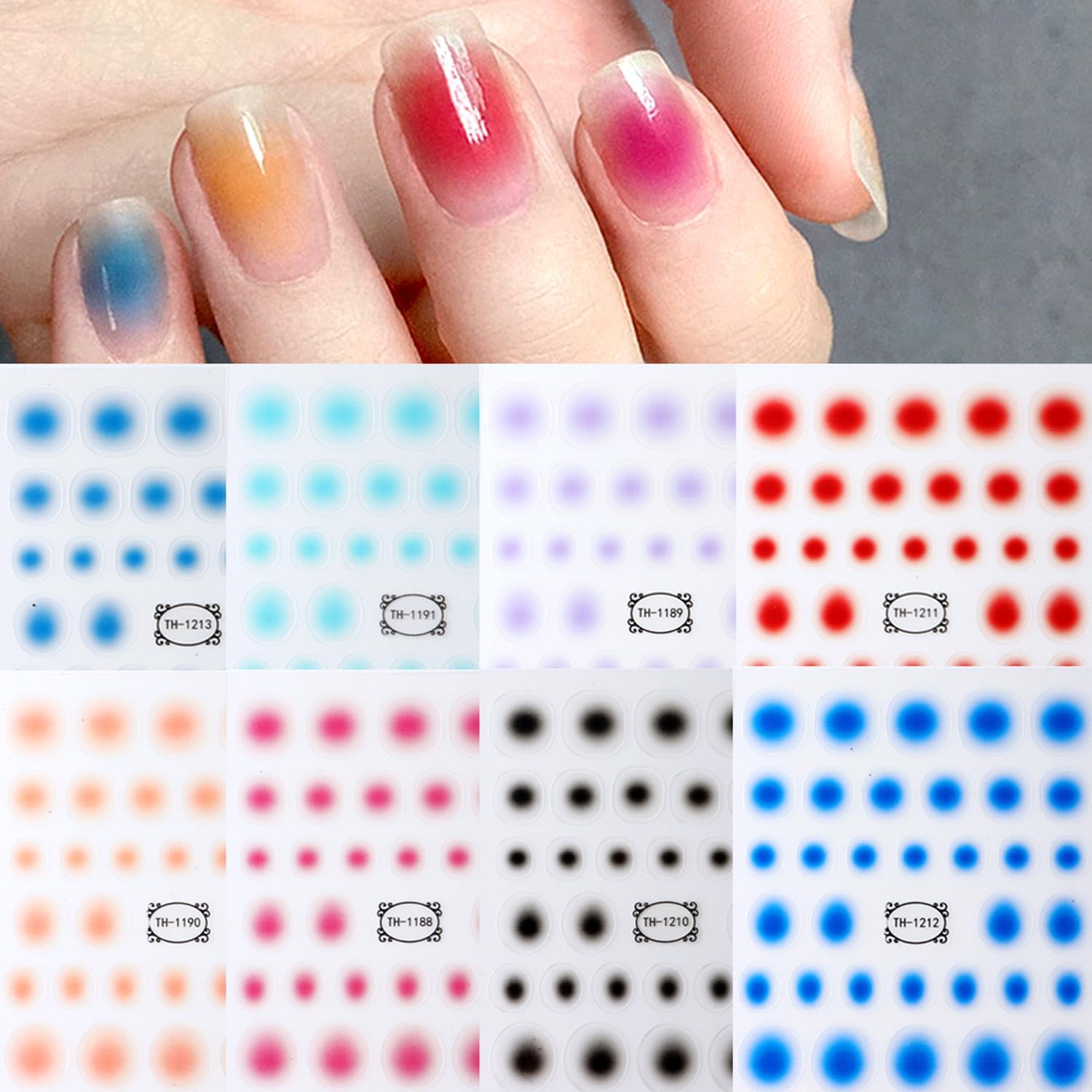 Amazon.com: 24 Sheets Summer Nail Art Stickers Decals Doodle Ocean ...