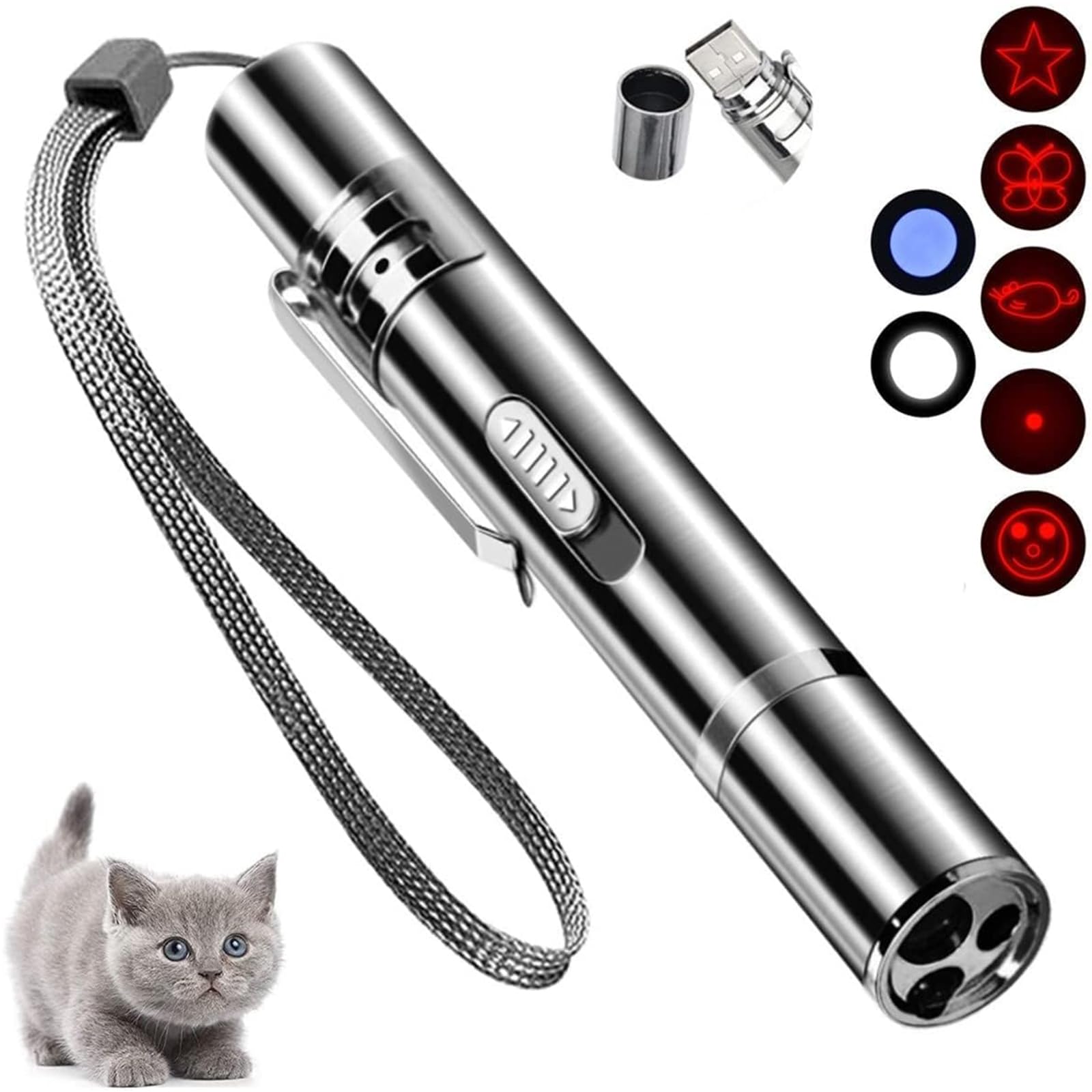Cat Toy for Indoor Pointer Cats,Cat Pointer Toy with Red Light ...