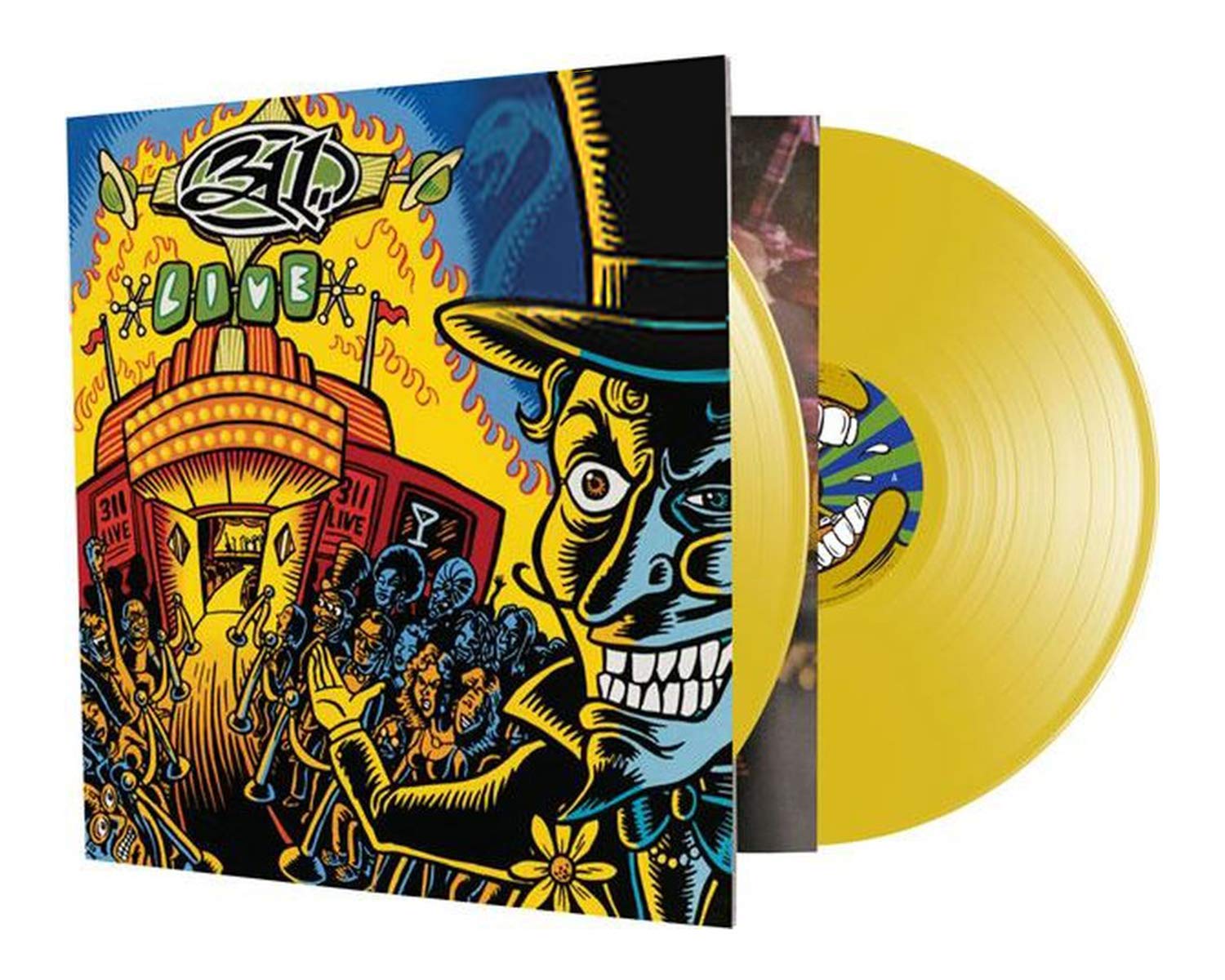 Amazon.com: 311 - Live Exclusive Limited Edition 2X LP Solid Yellow ...