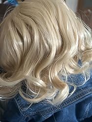 Amazon.com: ROSHUAN Reborn Wigs for Reborn Toddler Dolls Curly Short ...