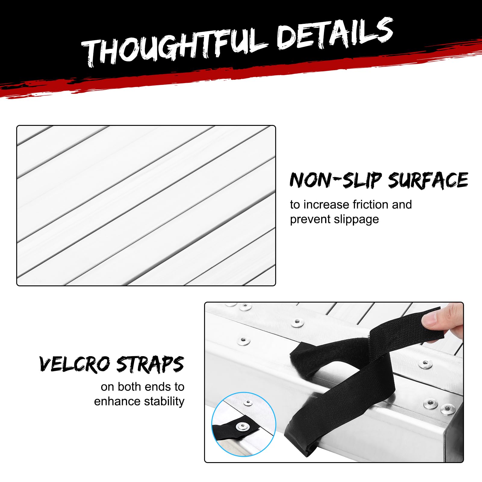 Snapklik.com : FairOnly Aluminum Telescoping Plank, 6-9ft Work Plank ...