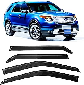 Amazon.com: Out-Channel Window Visors Rain Guards for Ford Explorer ...