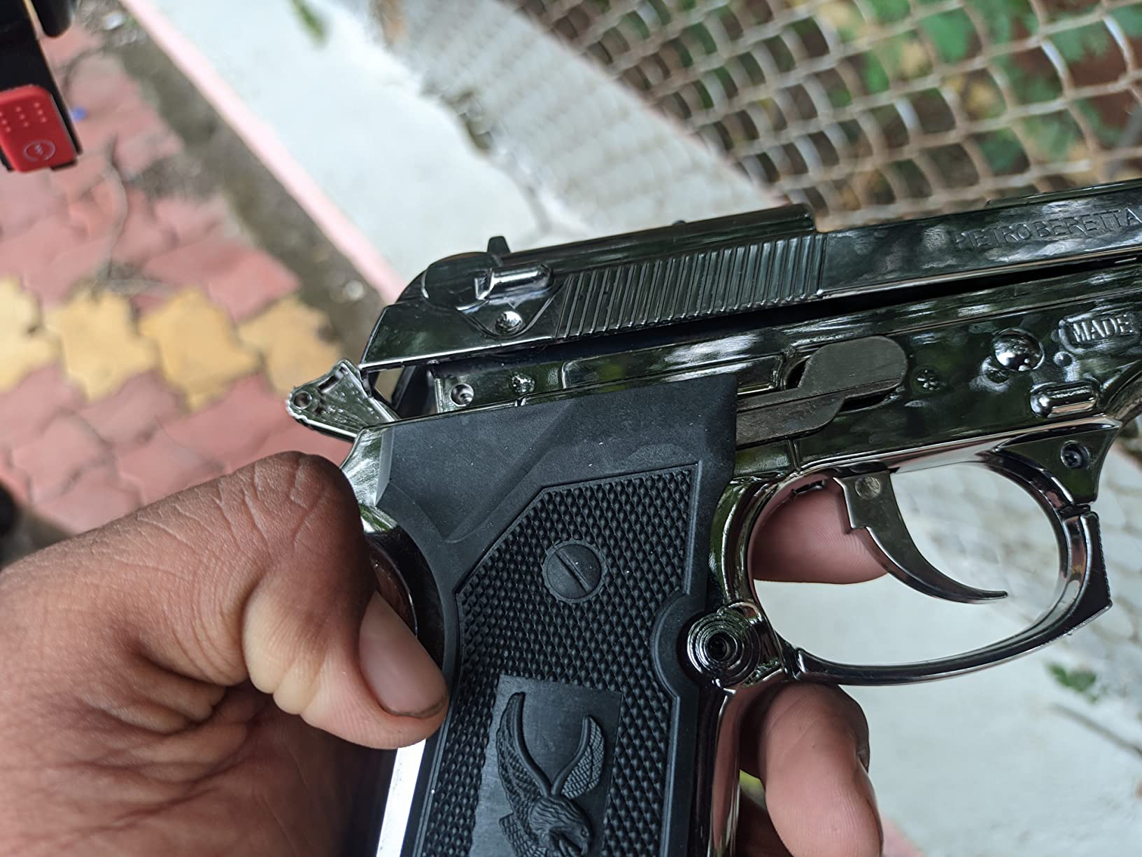 STAR MAGIC® FULL METAL Pistol Shaped Butane Jet Torch Lighter - Dark ...