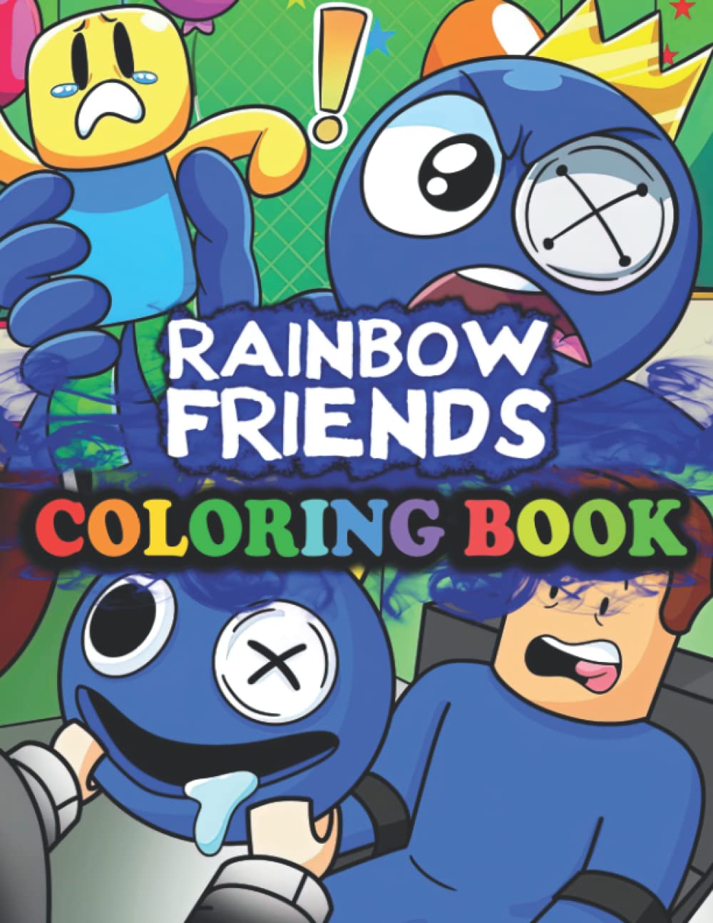 Buy Rainbow Friends Coloring Book: Encourage Creativity for Kids Ages 4 ...