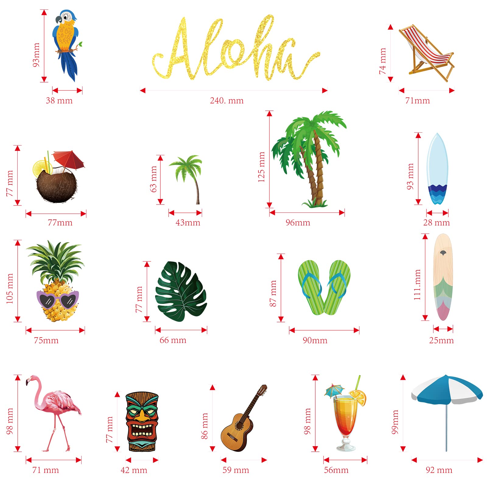 Snapklik.com : 54 Pcs Cupcake Toppers And Cake Decorations For ...
