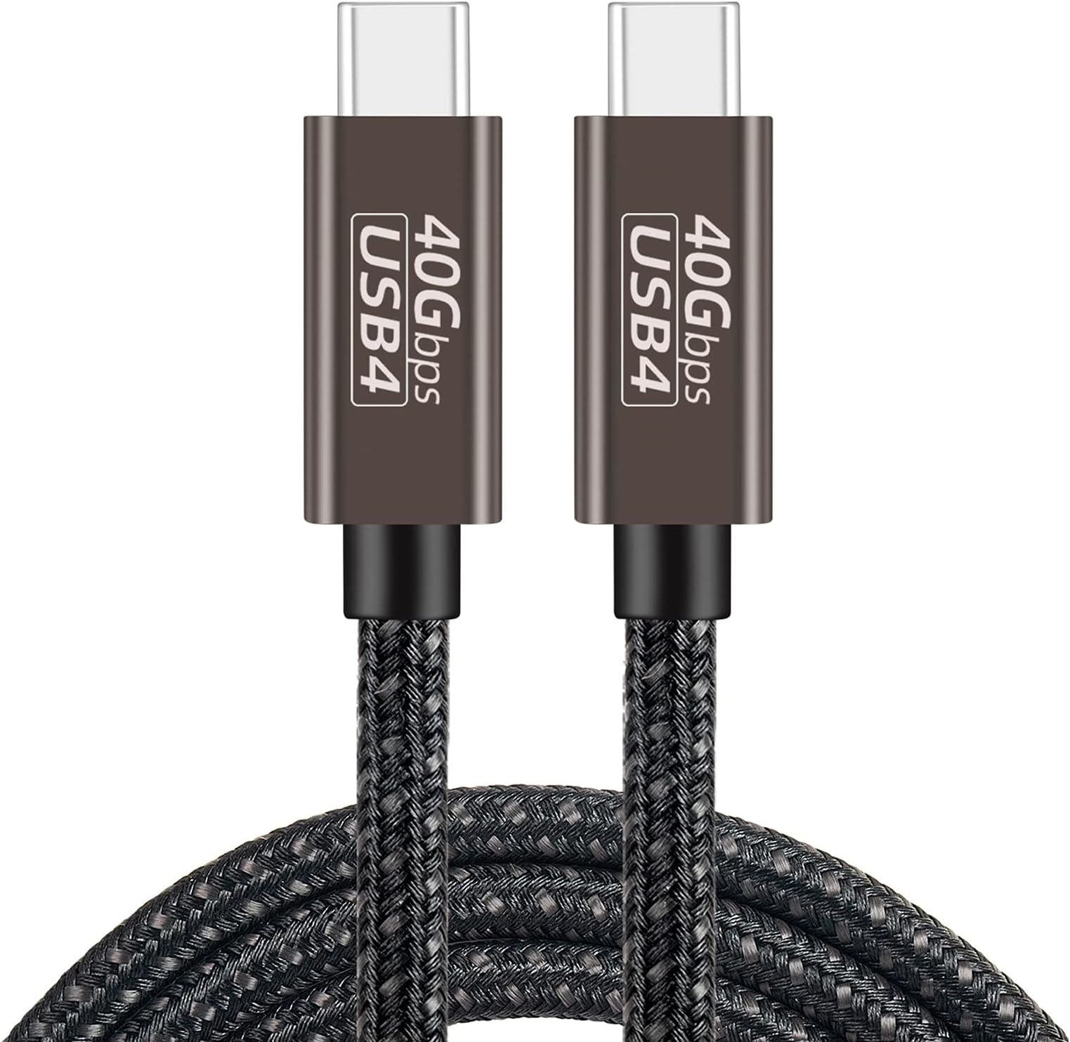 Amazon.co.jp: Thunderbolt 4 ケーブル (ガン色, 0.2m) USB4対応 Popolier [ 240W出力 ...