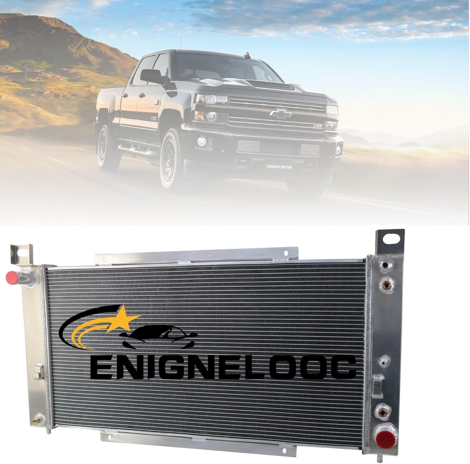 Amazon.com: Enignelooc 4 Row Aluminum Radiator for 1999-2014 Chevy ...