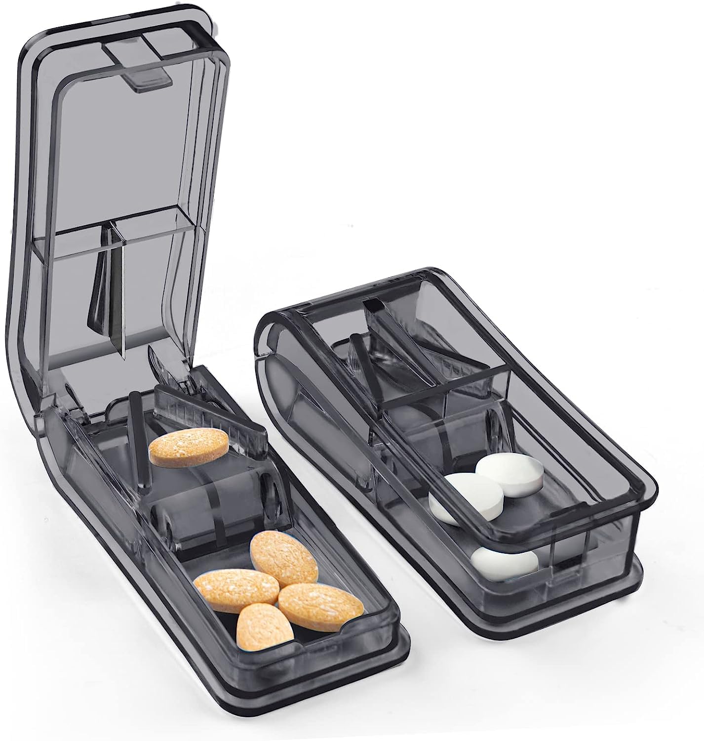 2Pcs Pill Cutter Splitter for Small Pills Pill Cutters for Small or ...