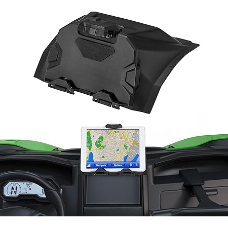Amazon.com: A & UTV PRO Tablet Holder & Under Dash Net for Kawasaki ...