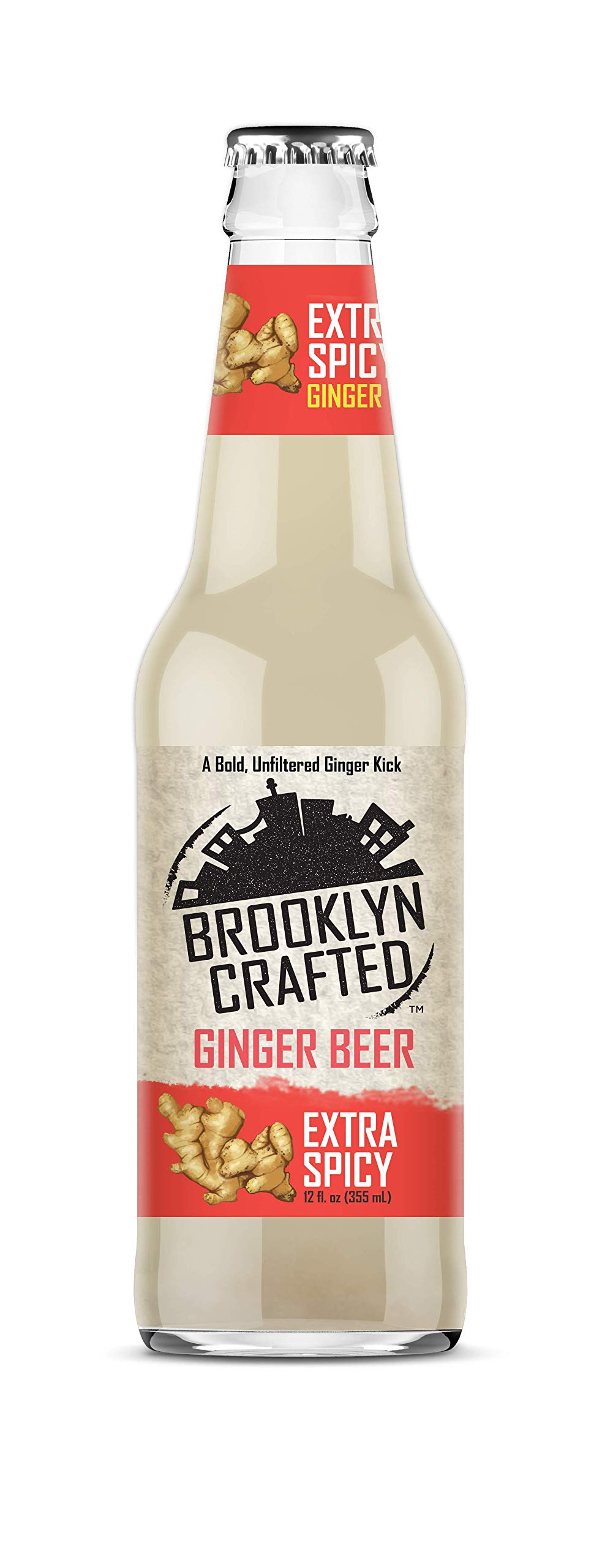 Amazon.com : Brooklyn Crafted - Extra Spicy Ginger Beer - 12 oz (24 ...