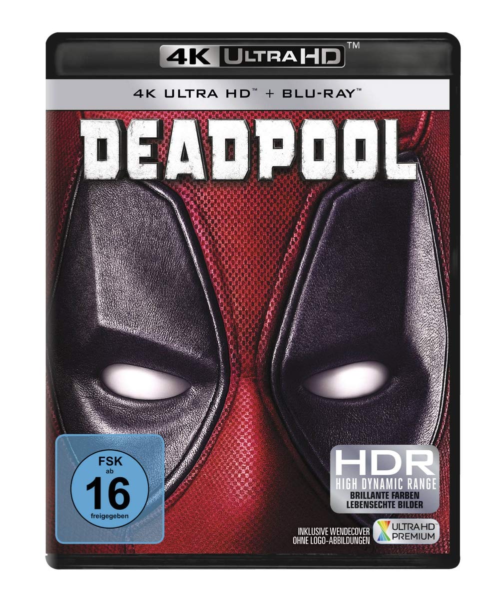 Deadpool 4K, 1 UHD-Blu-ray + 1 Blu-ray + Digital HD UV: Amazon.co.uk ...