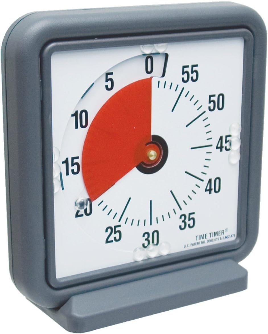 Amazon.com: The Time Timer and Tactile Numbers: Home & Kitchen