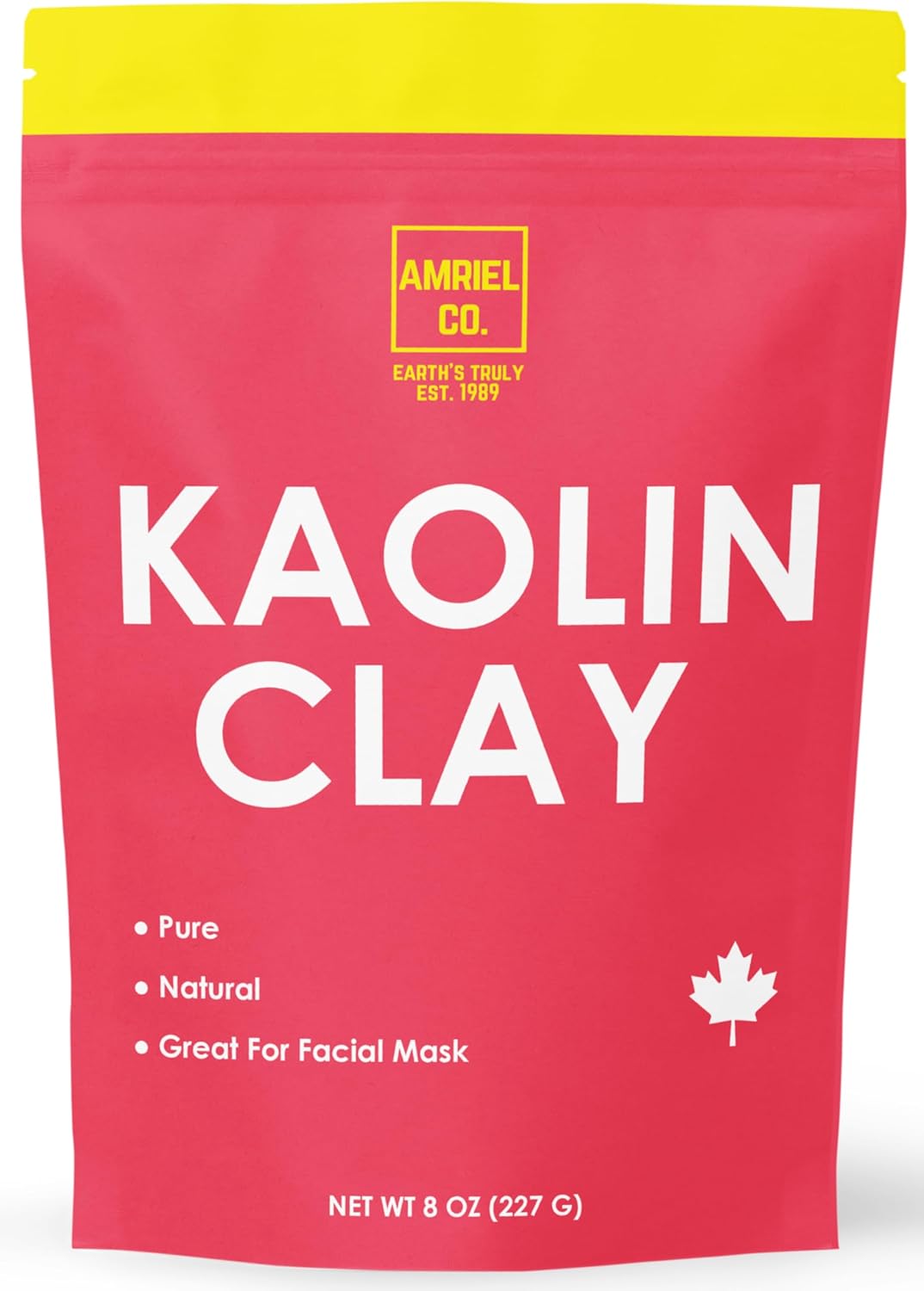 Kaolin Clay Powder (White) (8oz) | 100% Pure Cosmetic Grade| Made in ...