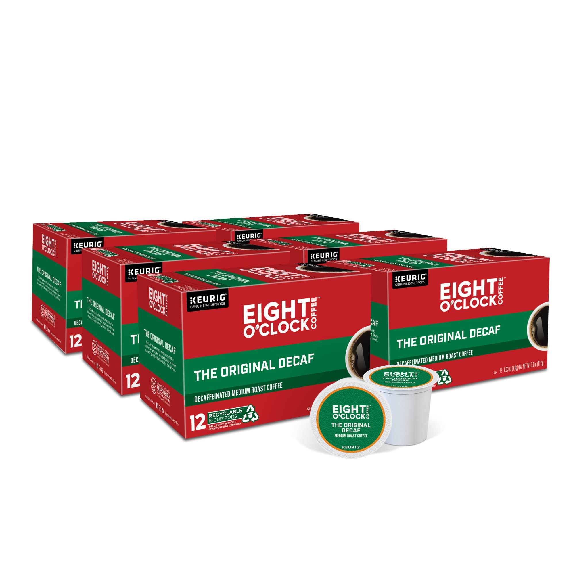 Snapklik.com : Eight OClock Cofee Original Decaf, Keurig Single Serve K ...