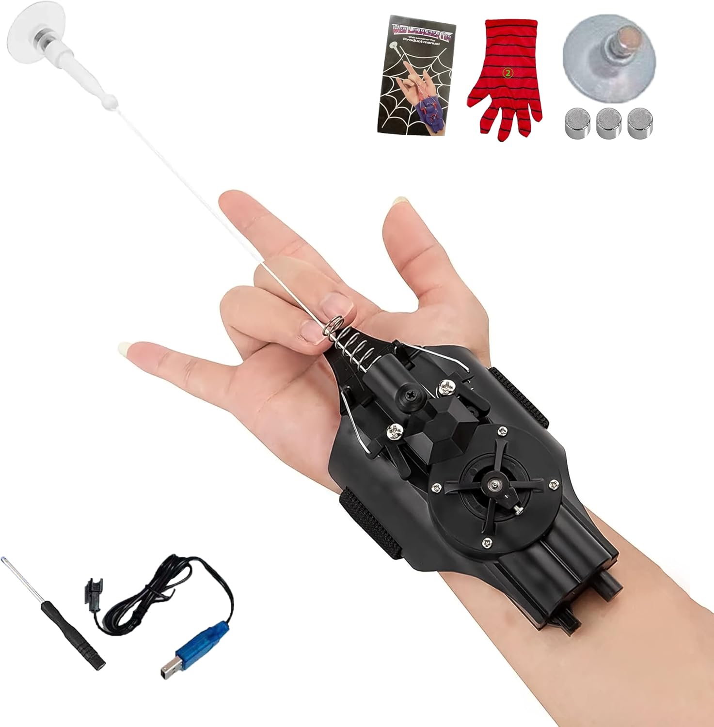 Amazon.com: Spider Web Shooter - Spider Silk Launcher Wrist Toy for ...