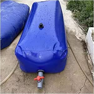 1pc 500/1000 Gallon Collapsible Water Storage Tank - PVC Rainwater ...