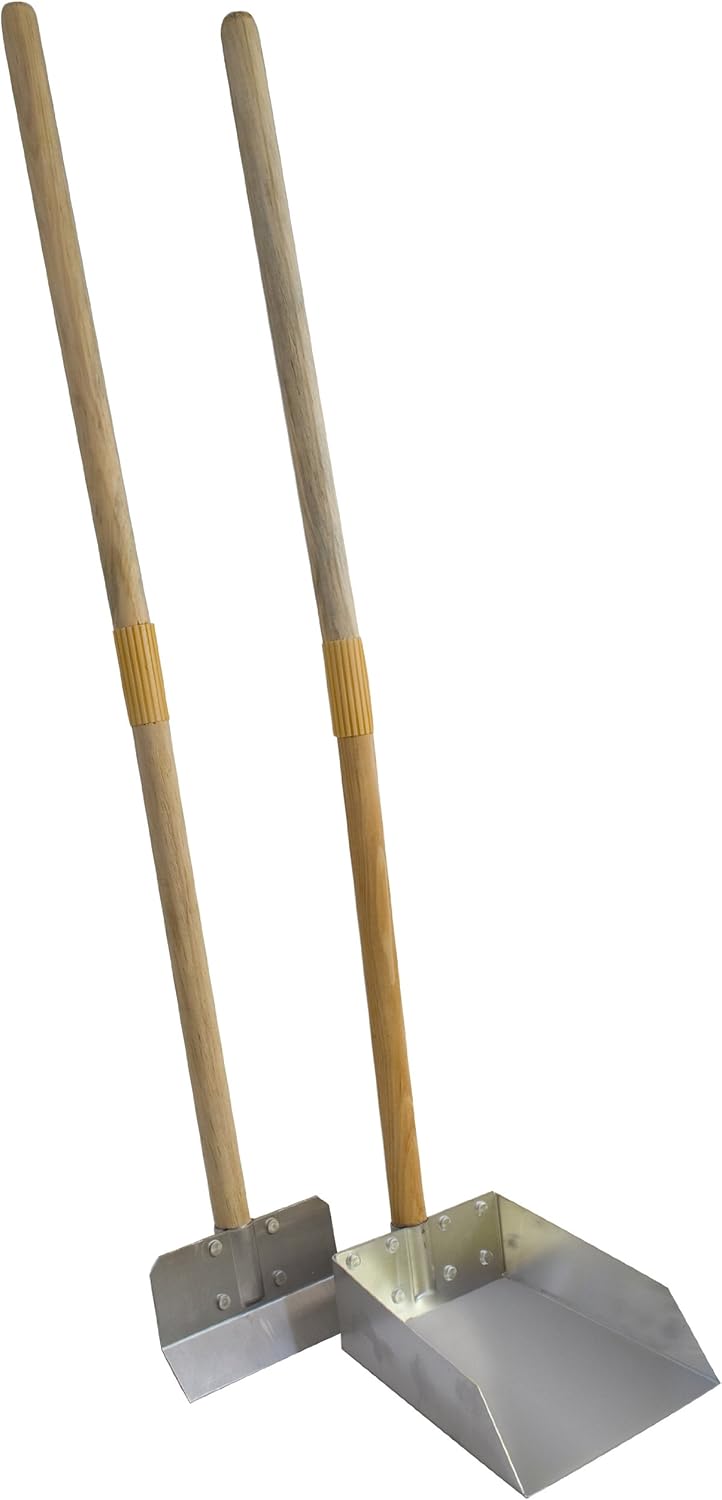 Amazon.com: Flexrake 99W Small Scoop and Spade Set with 36-Inch Wood ...