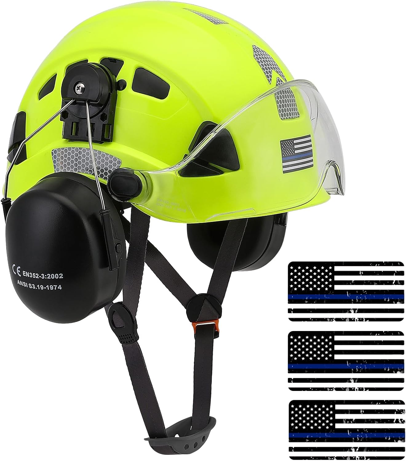 Hard Hats Construction Safety Helmet, LOHASTAR Vented Hard Hat ANSI Z89 ...