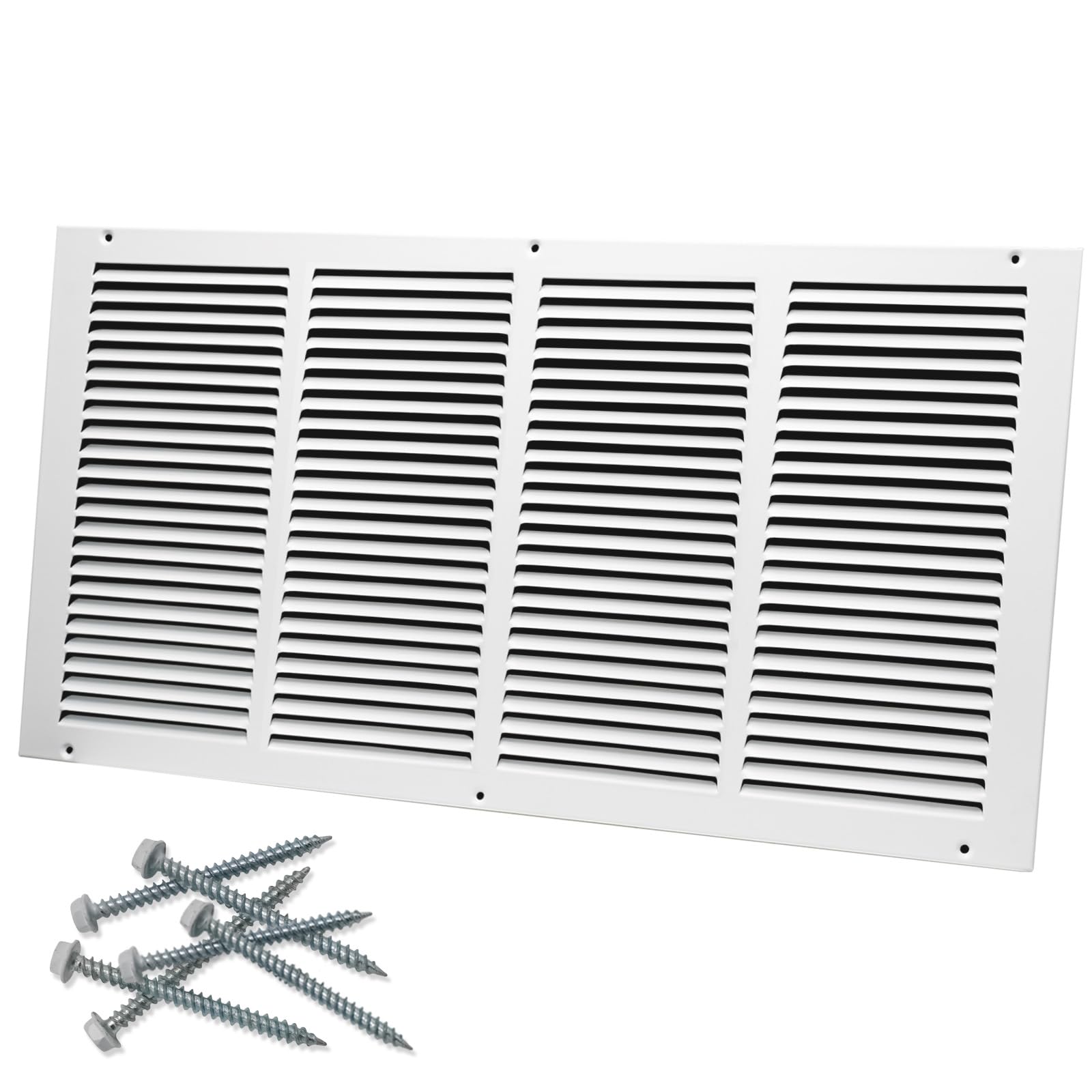 Howeall 24"W x 12"H [Duct Opening Size] Steel Return Air Grille, Air ...