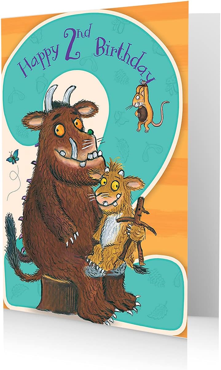 Danilo Promotions Age 2 Birthday Card, Gruffalo Age 2 Birthday Card ...