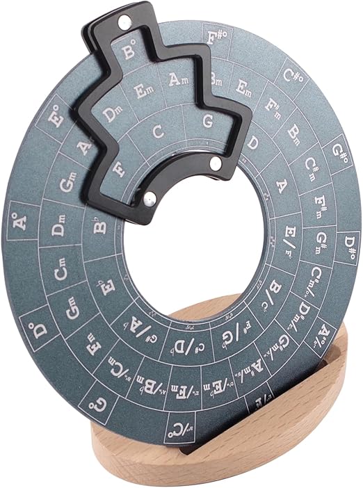 Amazon.com: Rockhouse Circle of Fifths Wheel Metal Melody Tool Chord ...