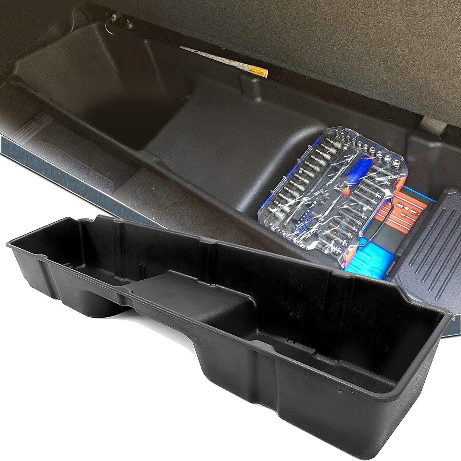 Amazon.com: HECASA Under Seat Storage Box Compatible with 2014-2019 ...