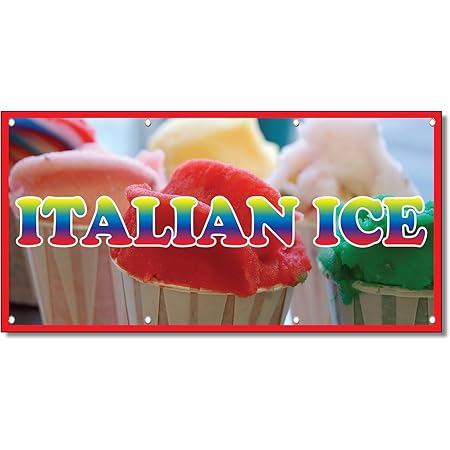Amazon.com : Italian Ice Concession Restaurant Food Truck Die-Cut Vinyl ...
